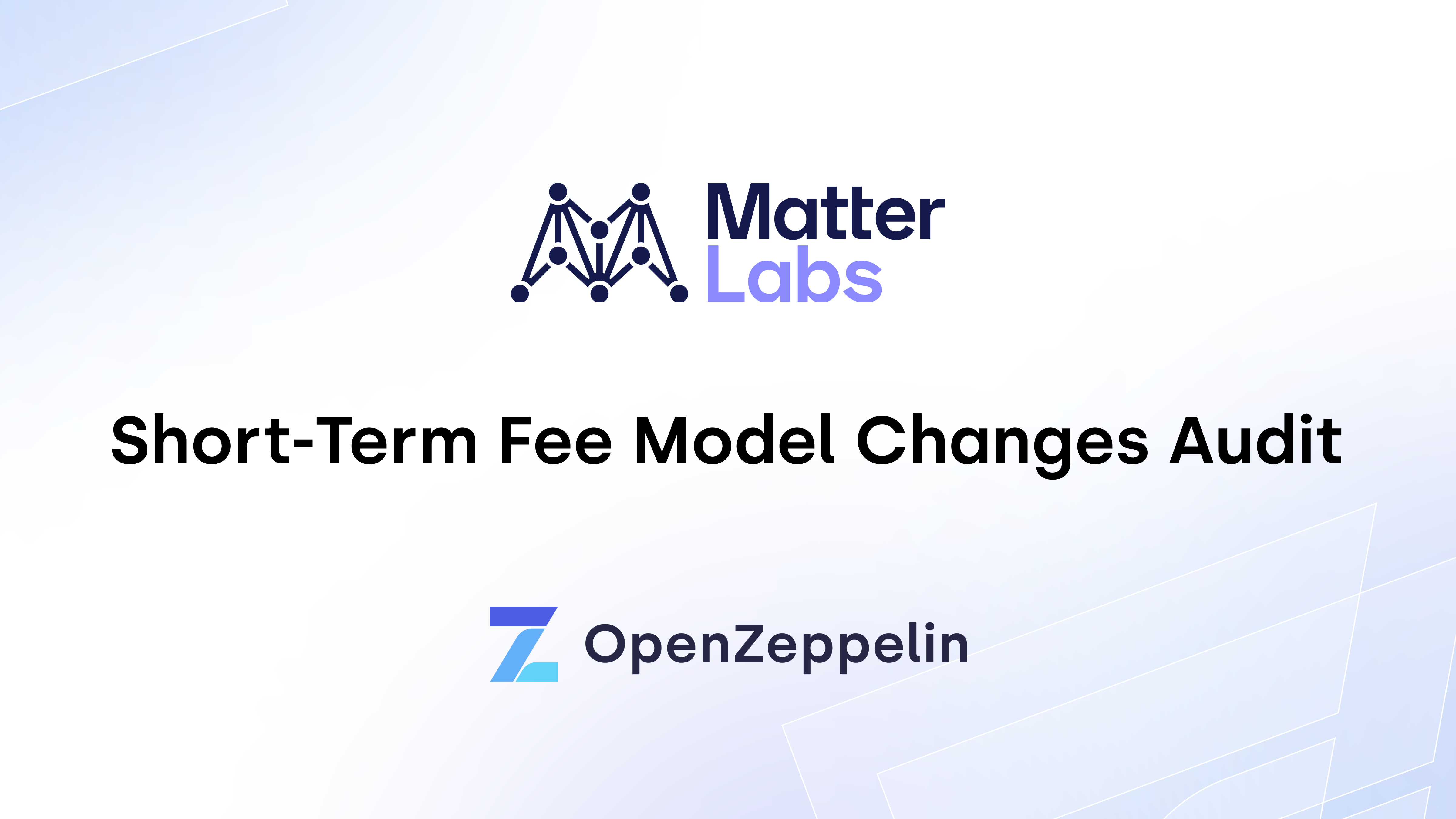 Short-Term Fee Model Changes Audit